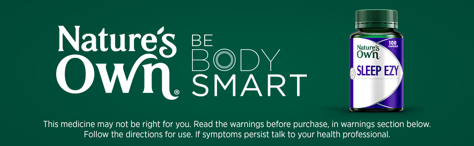 Buy Nature's Own Sleep-Ezy 100 Capsules Online at Chemist Warehouse®